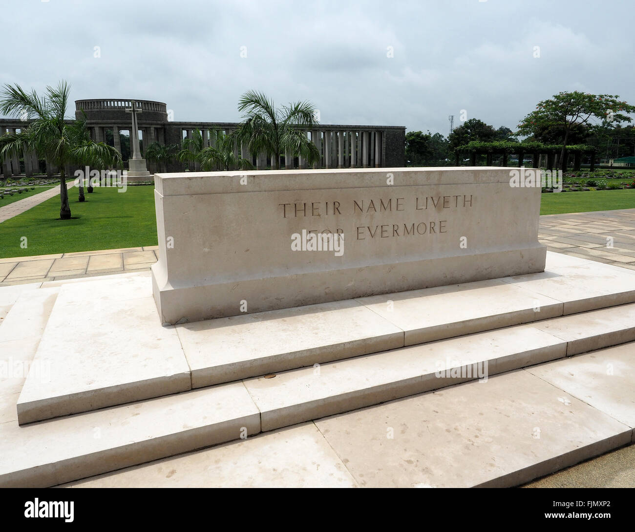 The Commonwealth War Cemetery, Taukkyan War Cemetery in Yangon, Myanmar ...