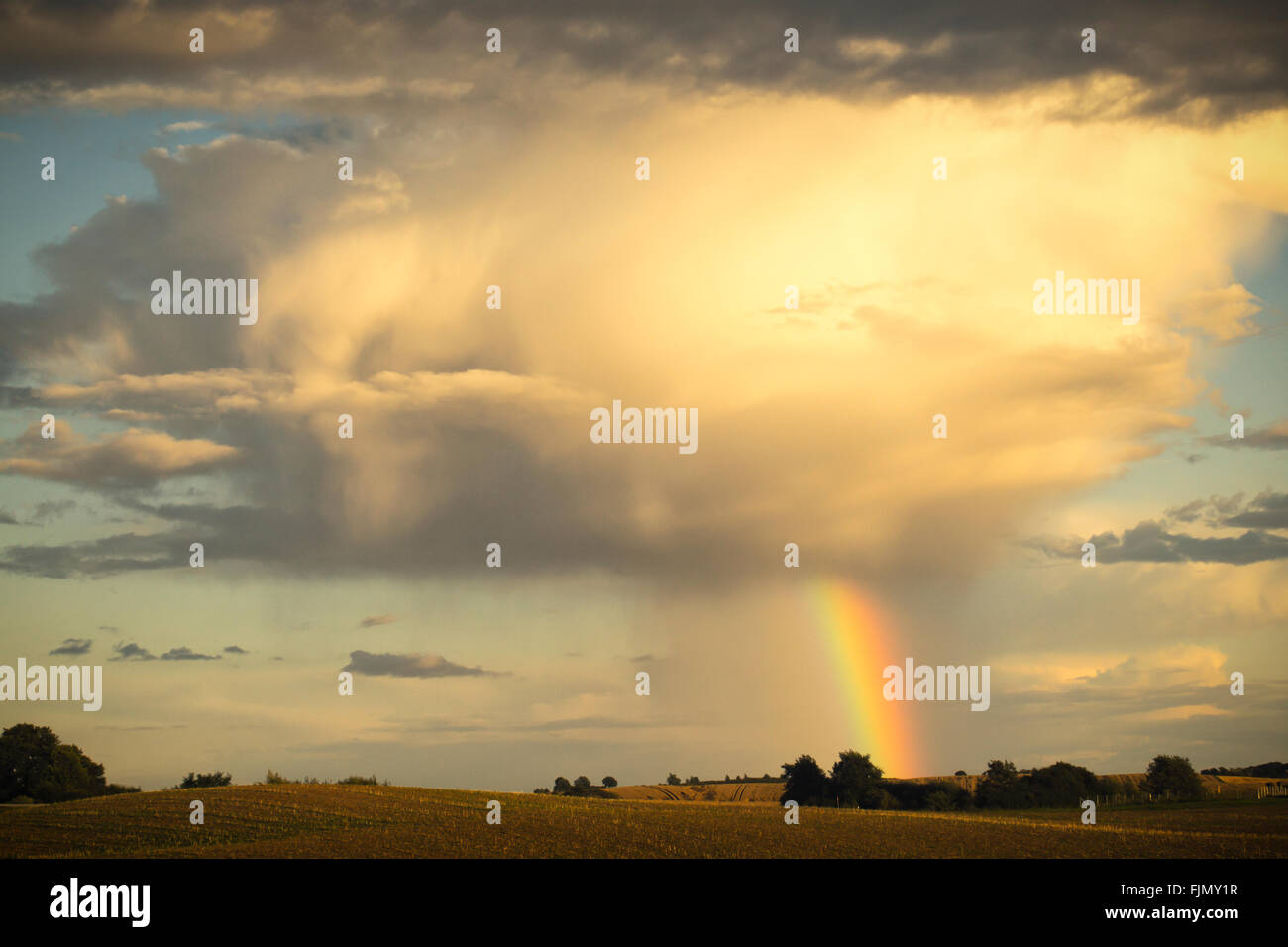 Rainbow over the landscape hi-res stock photography and images - Alamy