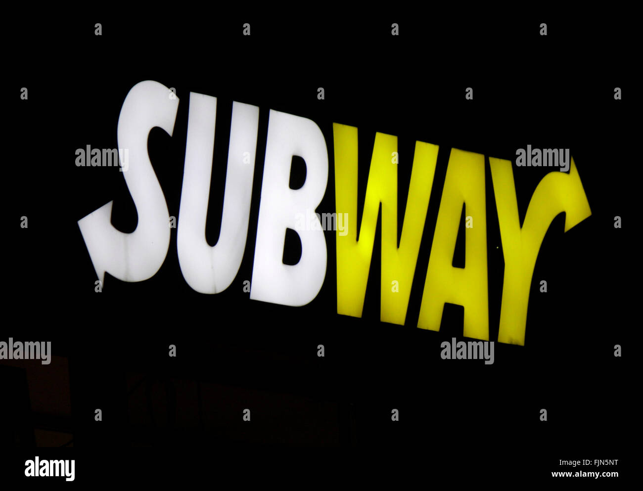 Markenname: "Subway", Berlin Stock Photo - Alamy