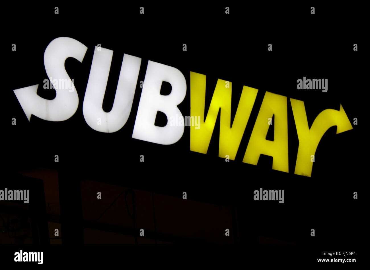 Markenname: "Subway", Berlin Stock Photo - Alamy