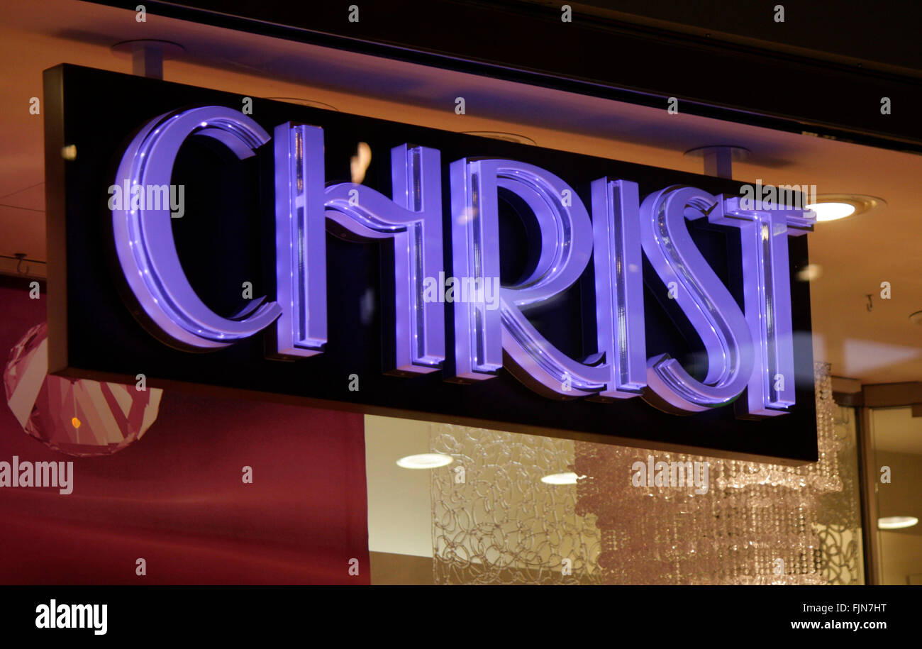 Markenname: "Christ", Berlin Stock Photo - Alamy