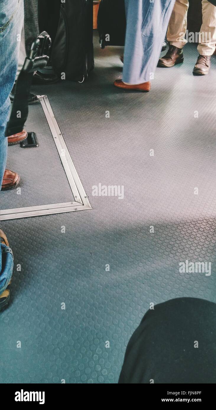 People standing by train hi-res stock photography and images - Alamy