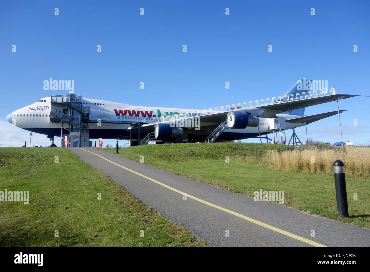'Jumbo Hostel' hotel at Arlanda Airport, Stockholm, Sweden Stock Photo ...