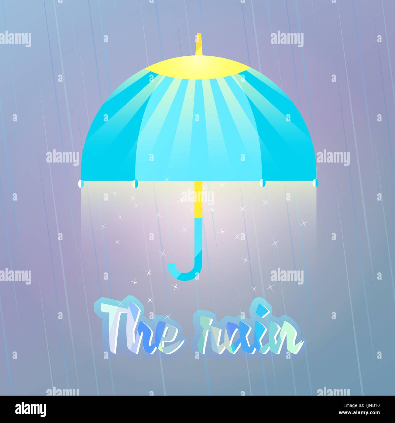 Sun and warm rain good weather Stock Vector Image & Art - Alamy