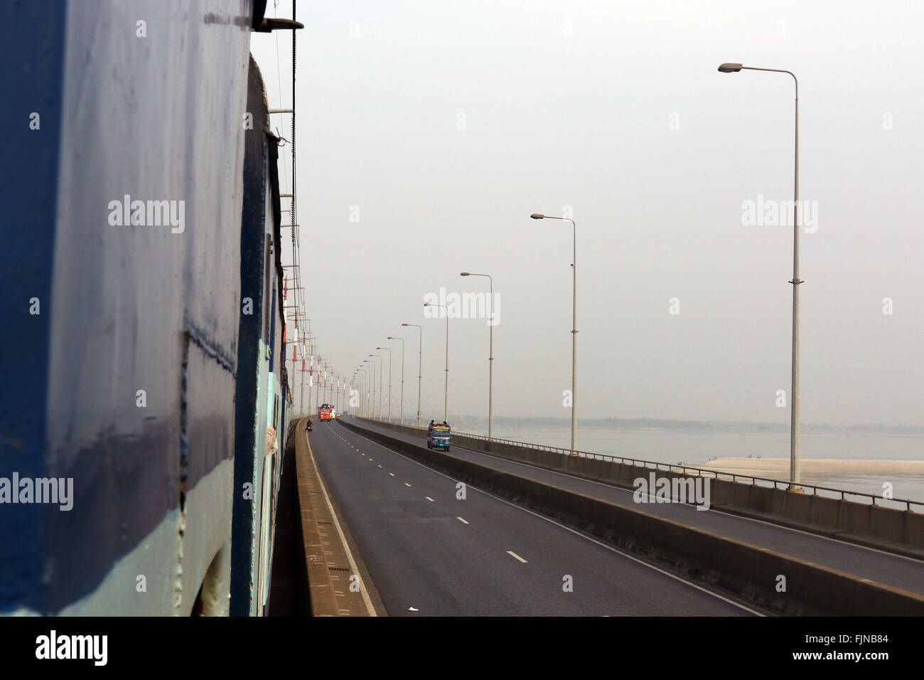 Bangladesh, Dhaka 21 February 2016. Bangabandhu bridge Stock Photo - Alamy