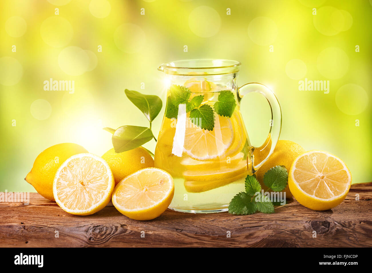 Lemon detox drink hi-res stock photography and images - Alamy