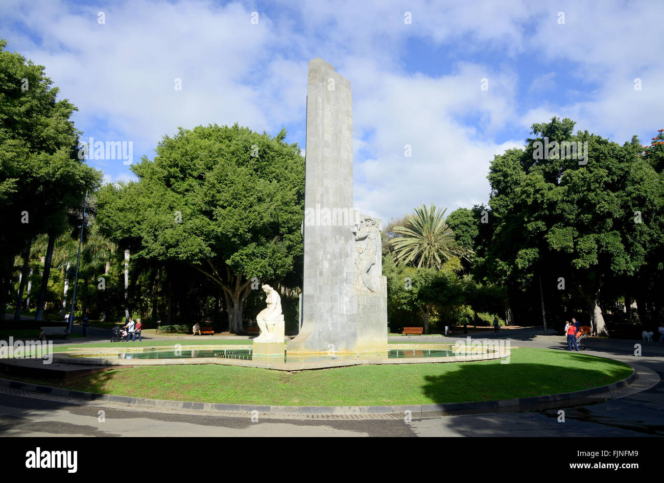 The Fecundidad Statue and Fountain in the Parque Garcia Sanabria, Santa ...