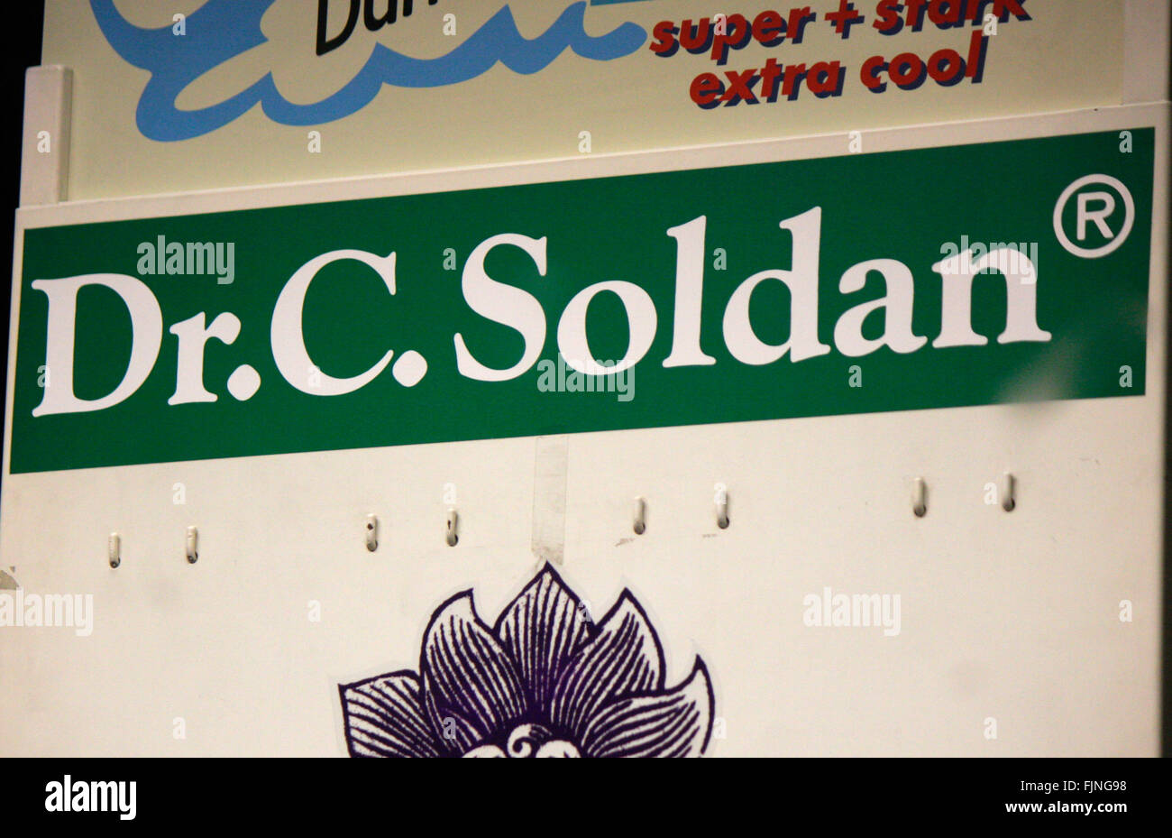 Markenname: "Dr. C. Soldan", Berlin Stock Photo - Alamy