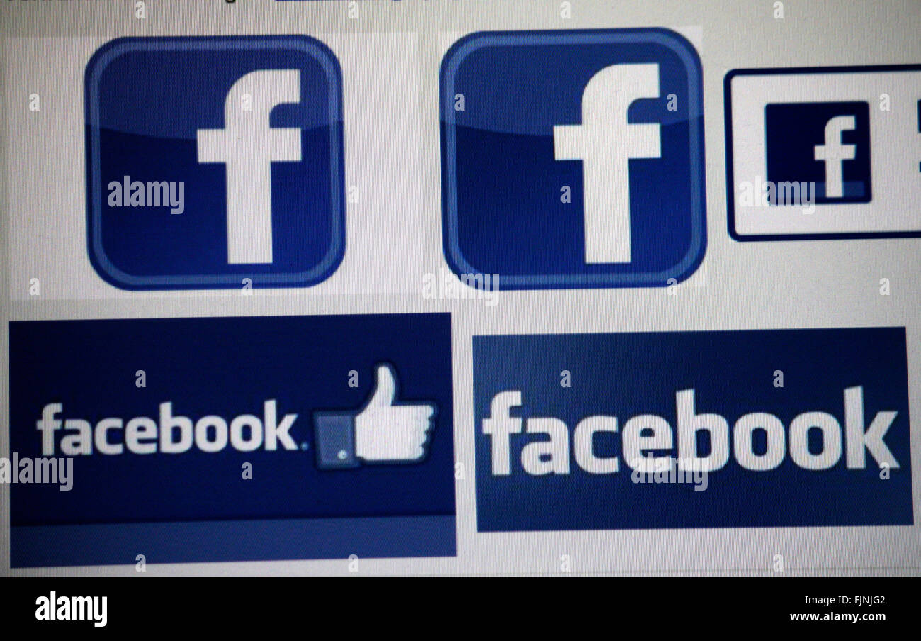Facebook logo like hi-res stock photography and images - Alamy