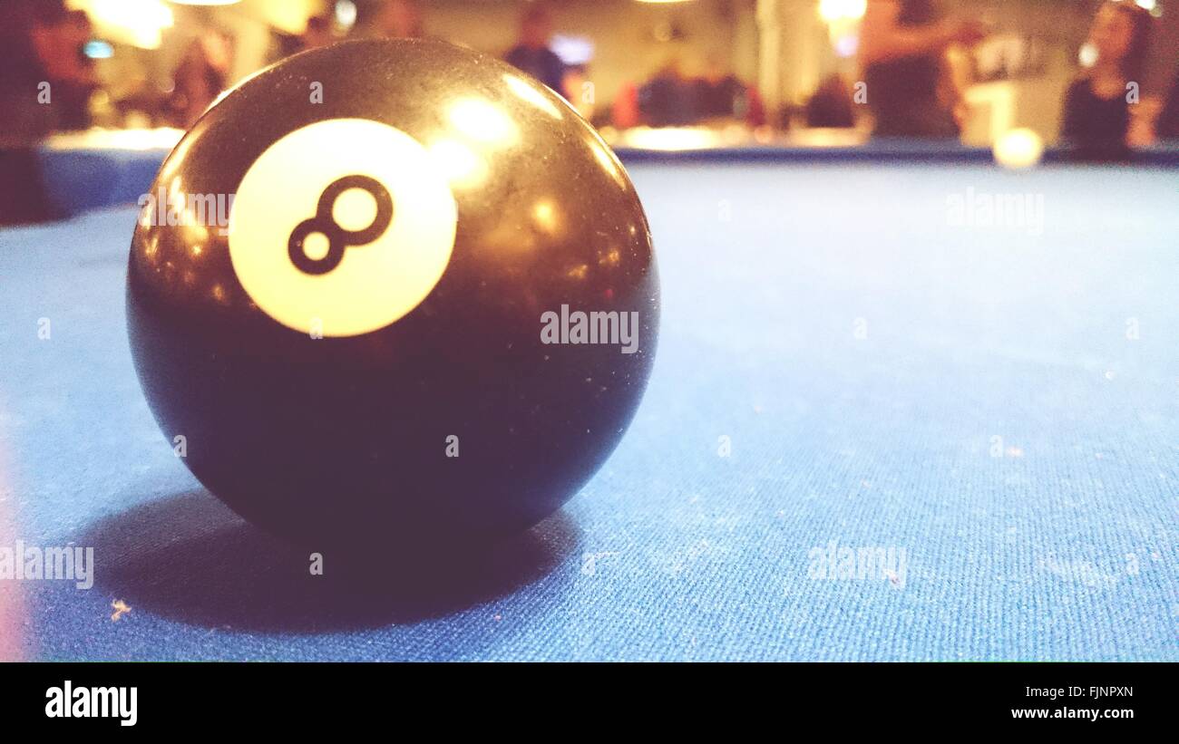 Pool ball eight hi-res stock photography and images - Alamy