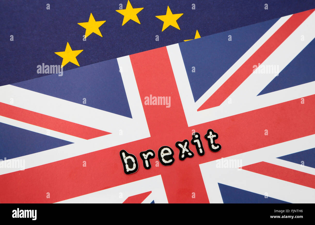 Brexit flag hi-res stock photography and images - Alamy