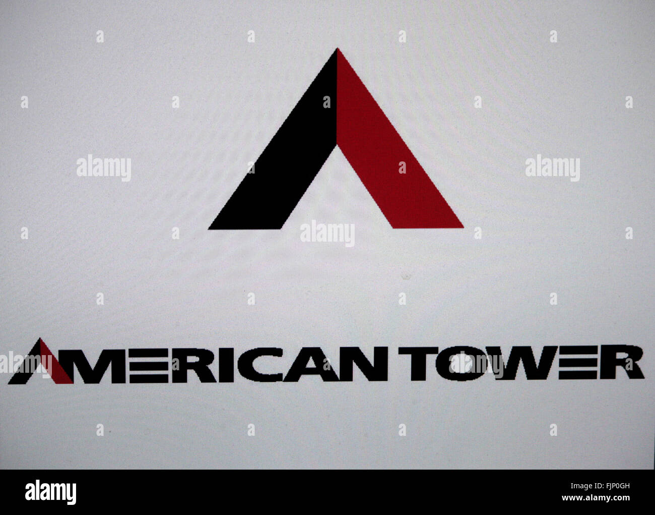 American tower logo hi-res stock photography and images - Alamy