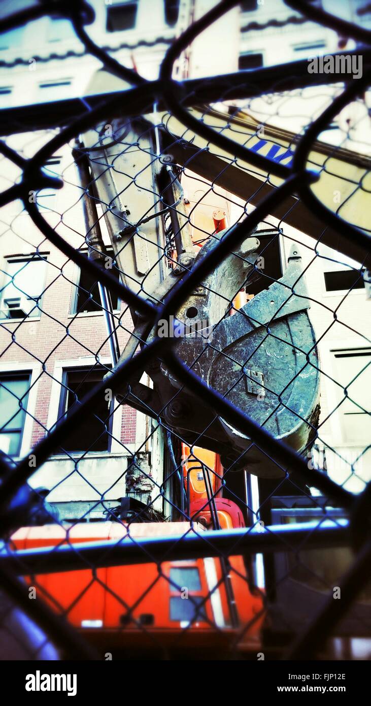 Crane through fence architecture hi-res stock photography and images ...
