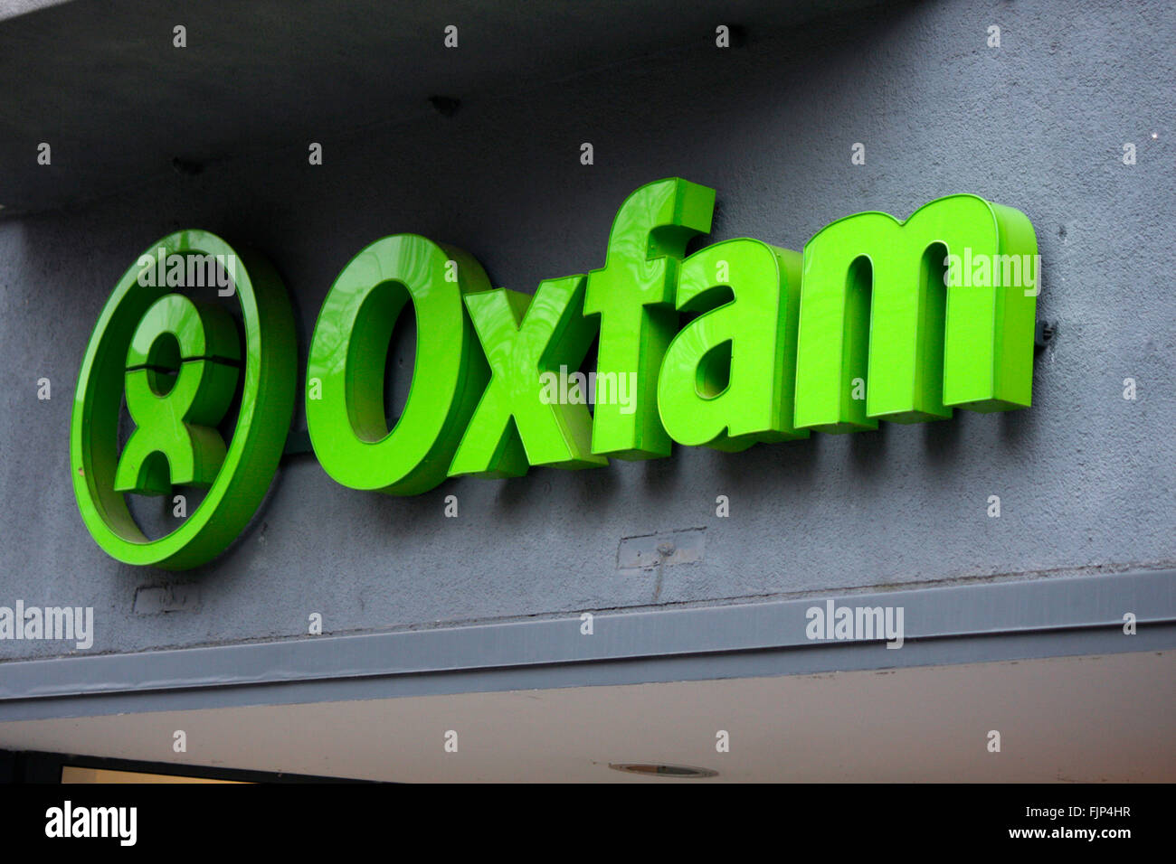 Oxfam signage logo hi-res stock photography and images - Alamy