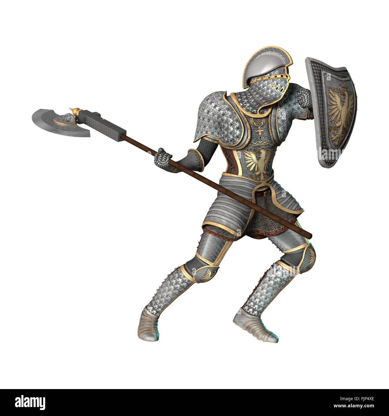 3d digital render medieval knight hi-res stock photography and images ...
