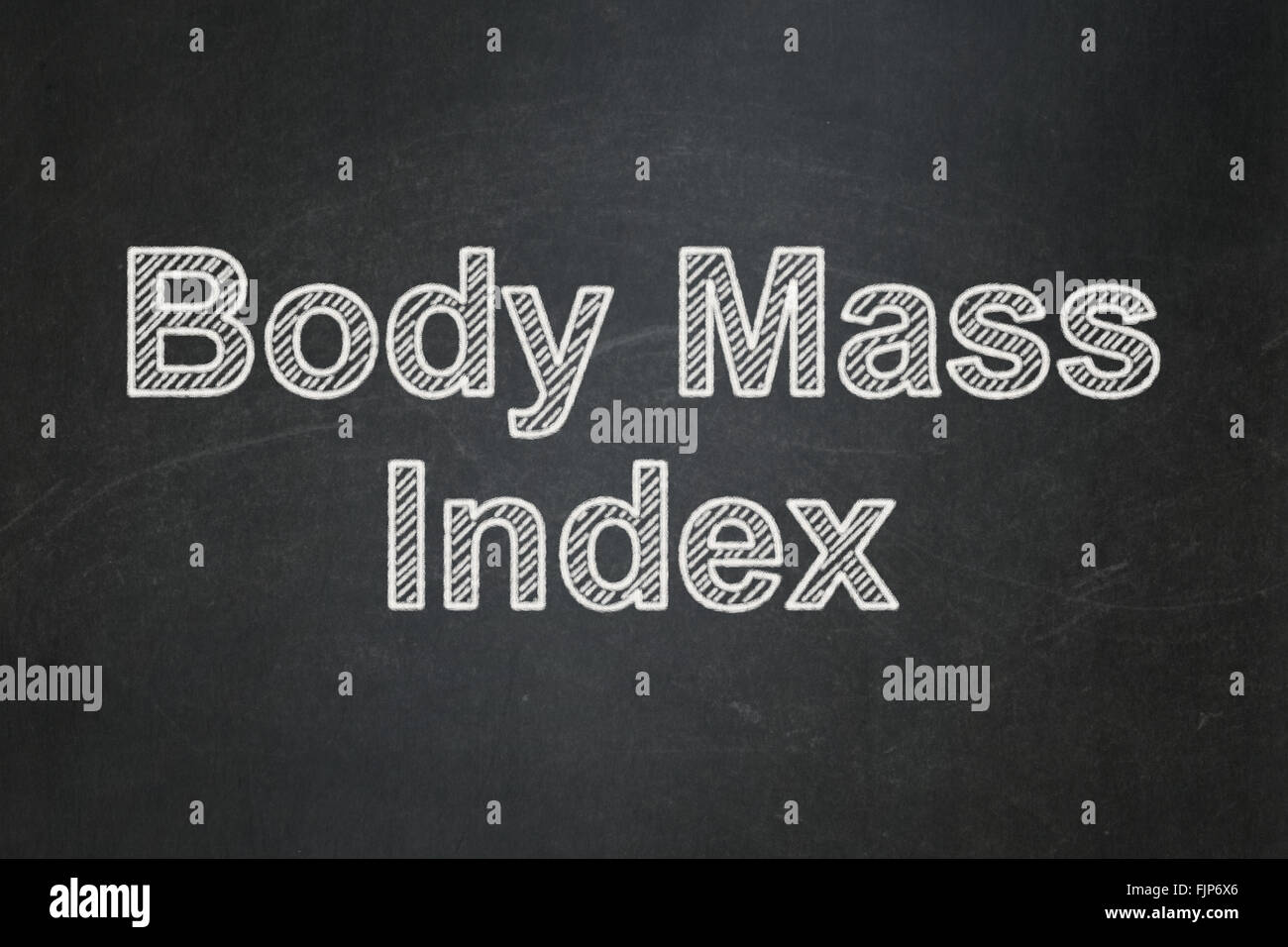 Health concept: Body Mass Index on chalkboard background Stock Photo ...