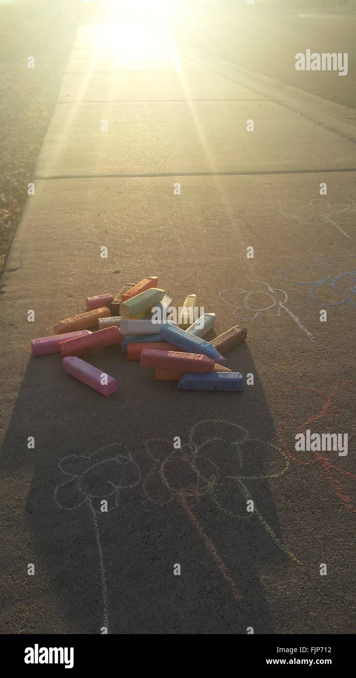 Chalk sunset hi-res stock photography and images - Alamy