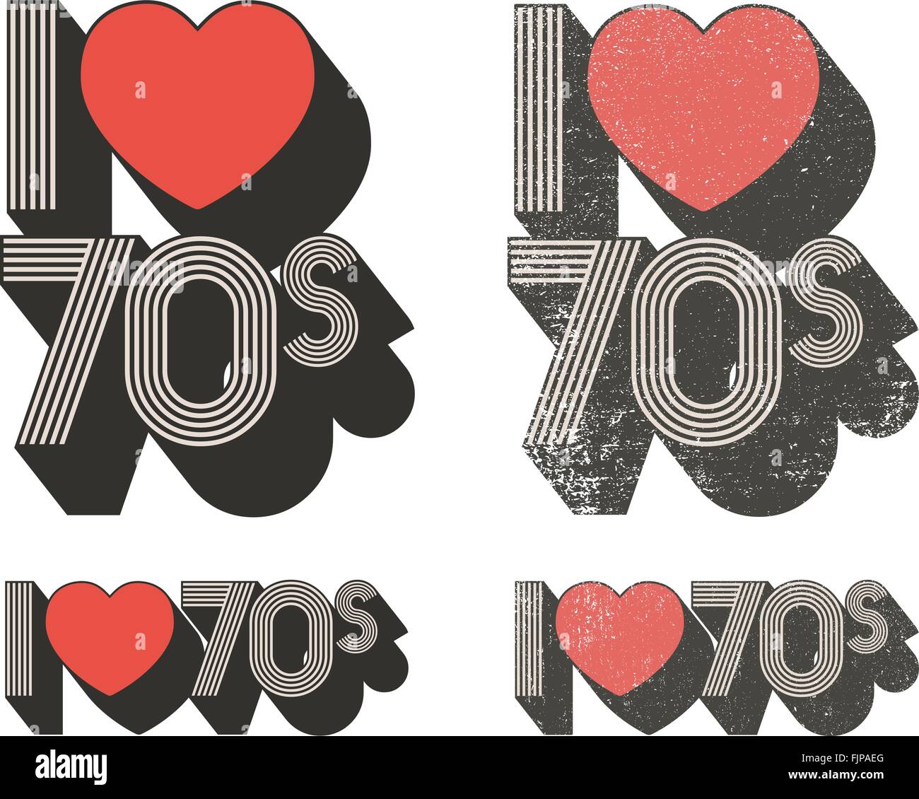 1970 retro Stock Vector Images - Alamy