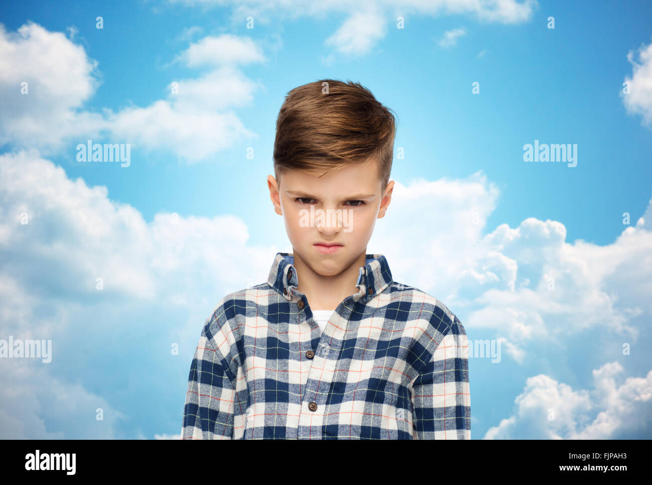 Angry teen boy hi-res stock photography and images - Alamy
