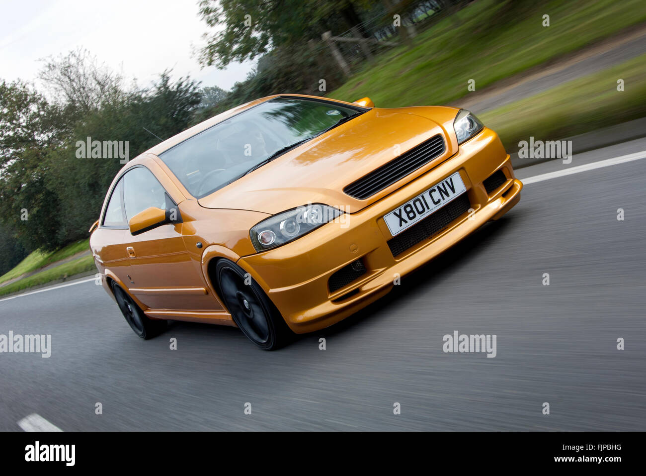 Modified 2001 Vauxhall Astra tuner car Stock Photo - Alamy