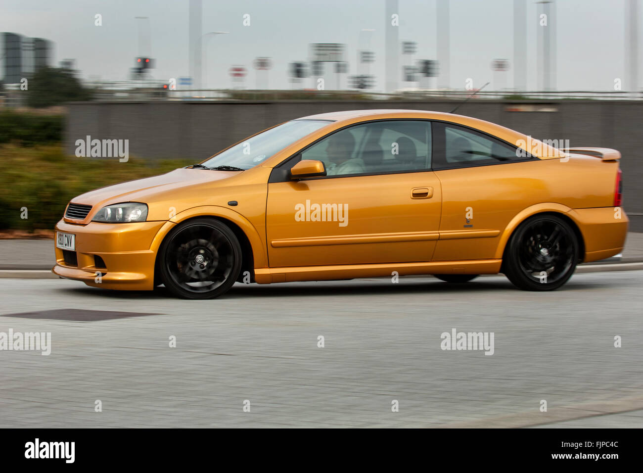 Modified 2001 Vauxhall Astra tuner car Stock Photo - Alamy