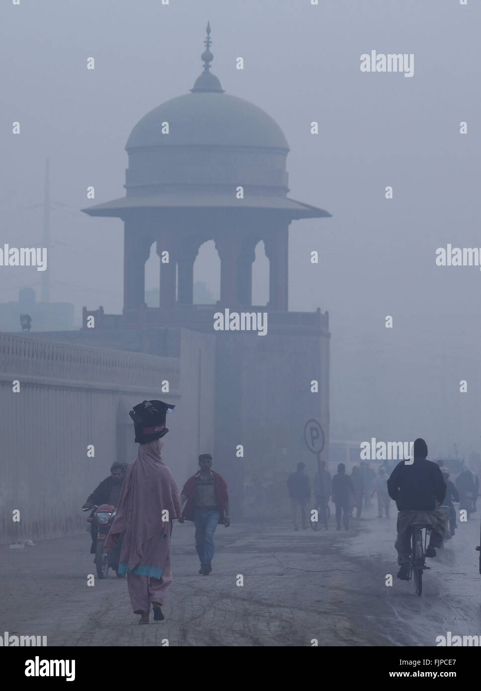 Lahore, Pakistan. 02nd Mar, 2016. Pakistani people passing through ...