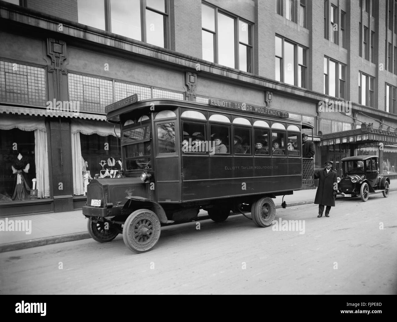 Free Transfer Bus, Elliott, Taylor, Woolfenden Co., Possibly to ...