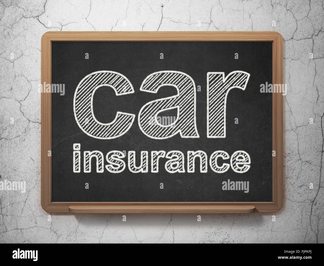 Insurance concept: Car Insurance on chalkboard background Stock Photo ...