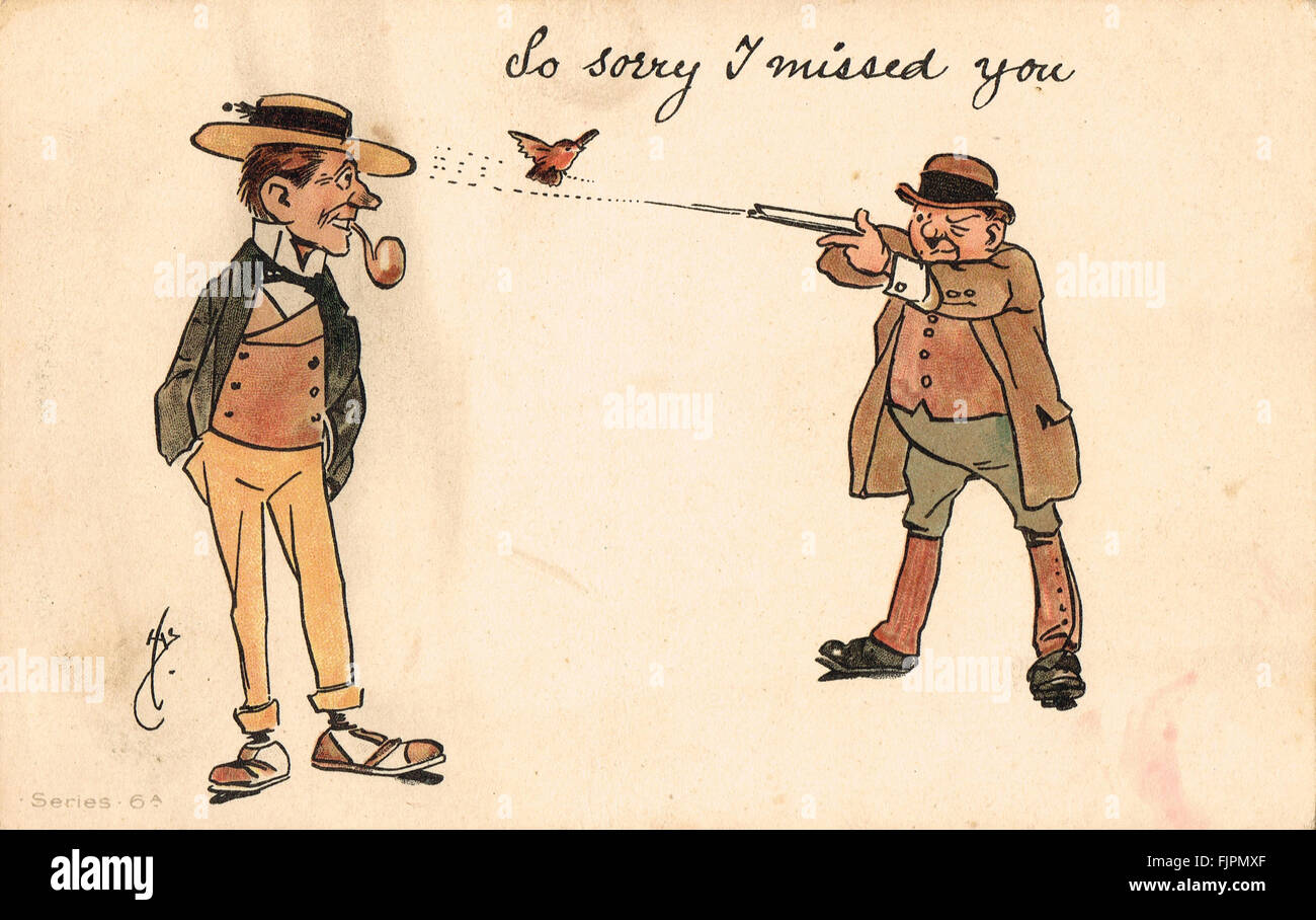 Postcard humour hi-res stock photography and images - Alamy