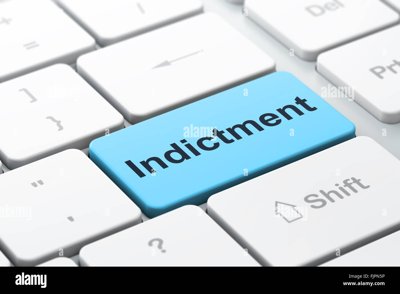 Law concept: Indictment on computer keyboard background Stock Photo - Alamy