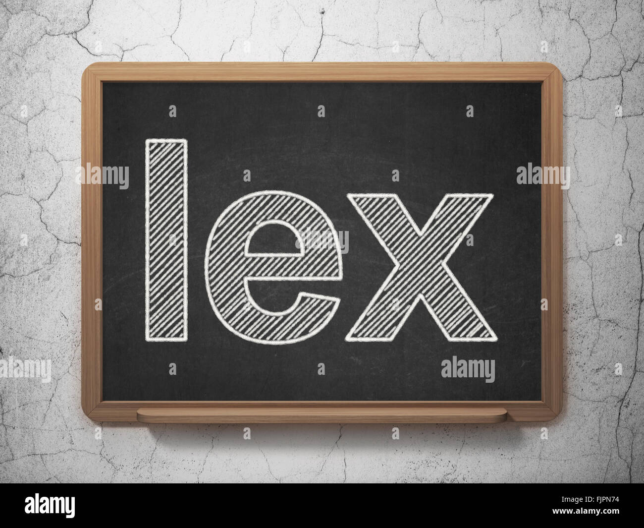 Law concept: Lex on chalkboard background Stock Photo - Alamy