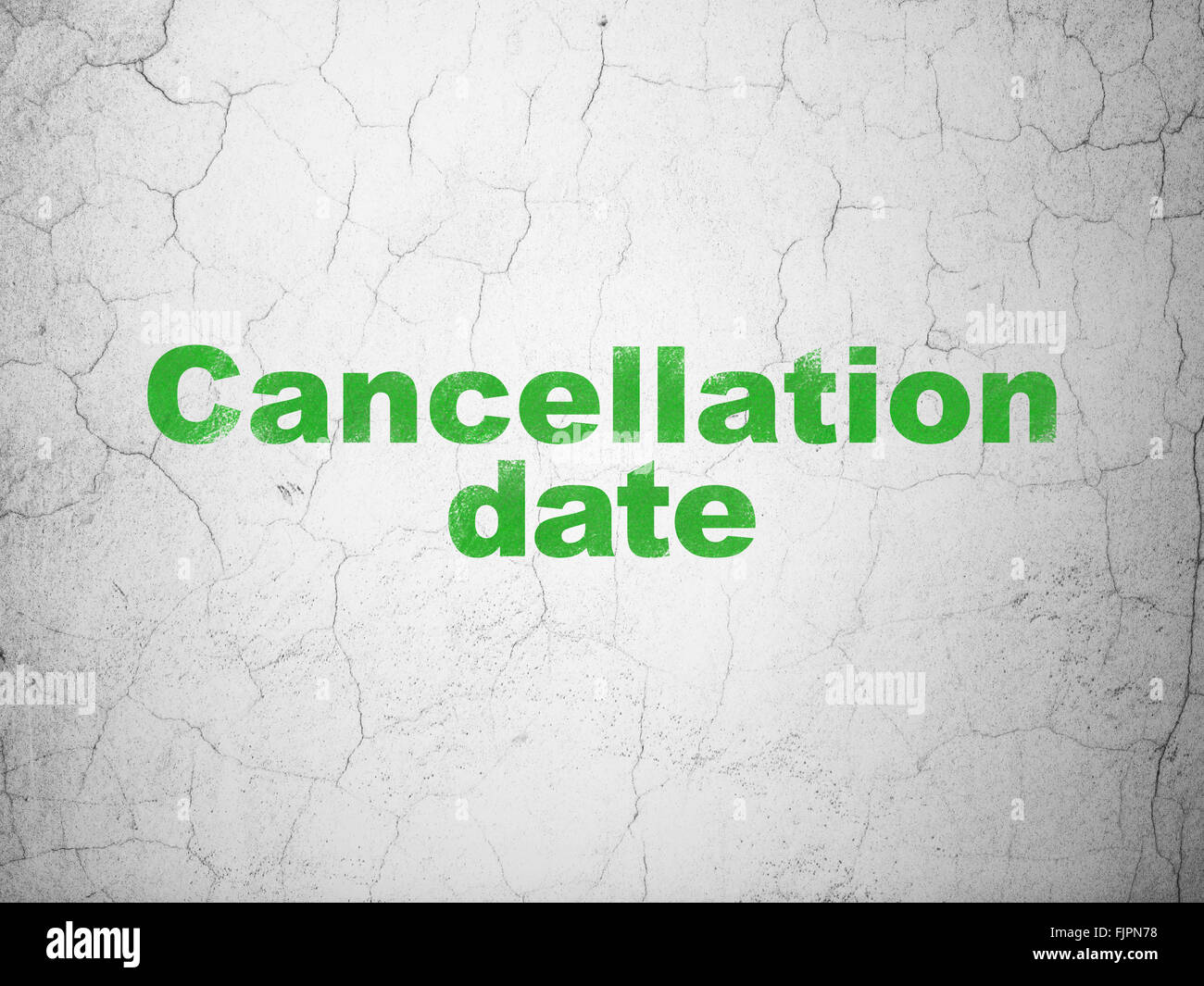 Law concept: Cancellation Date on wall background Stock Photo - Alamy