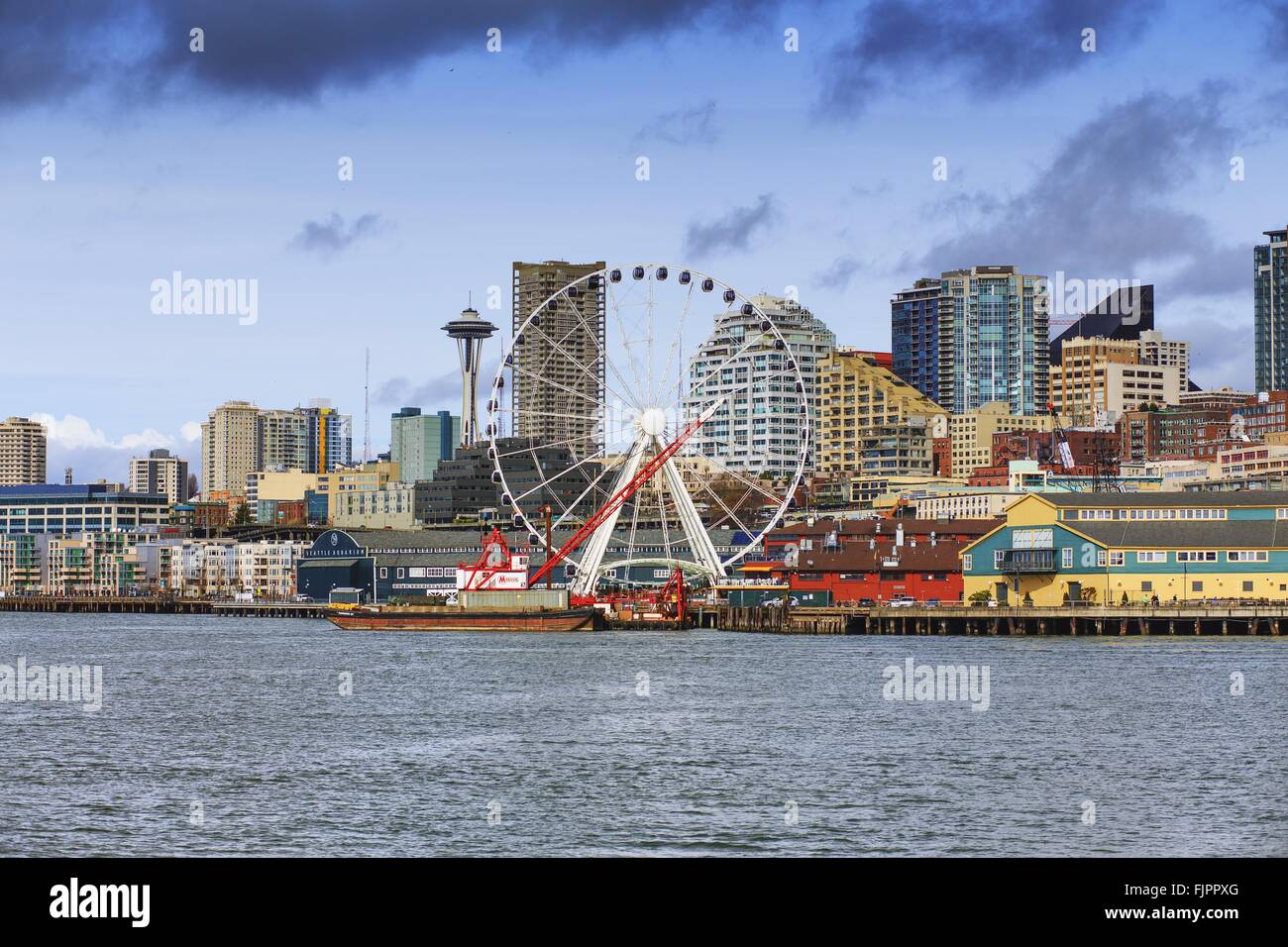 Seattle great wheel hi-res stock photography and images - Alamy