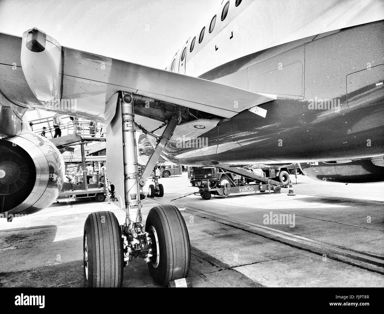 Aircraft close up sky transportation hi-res stock photography and ...