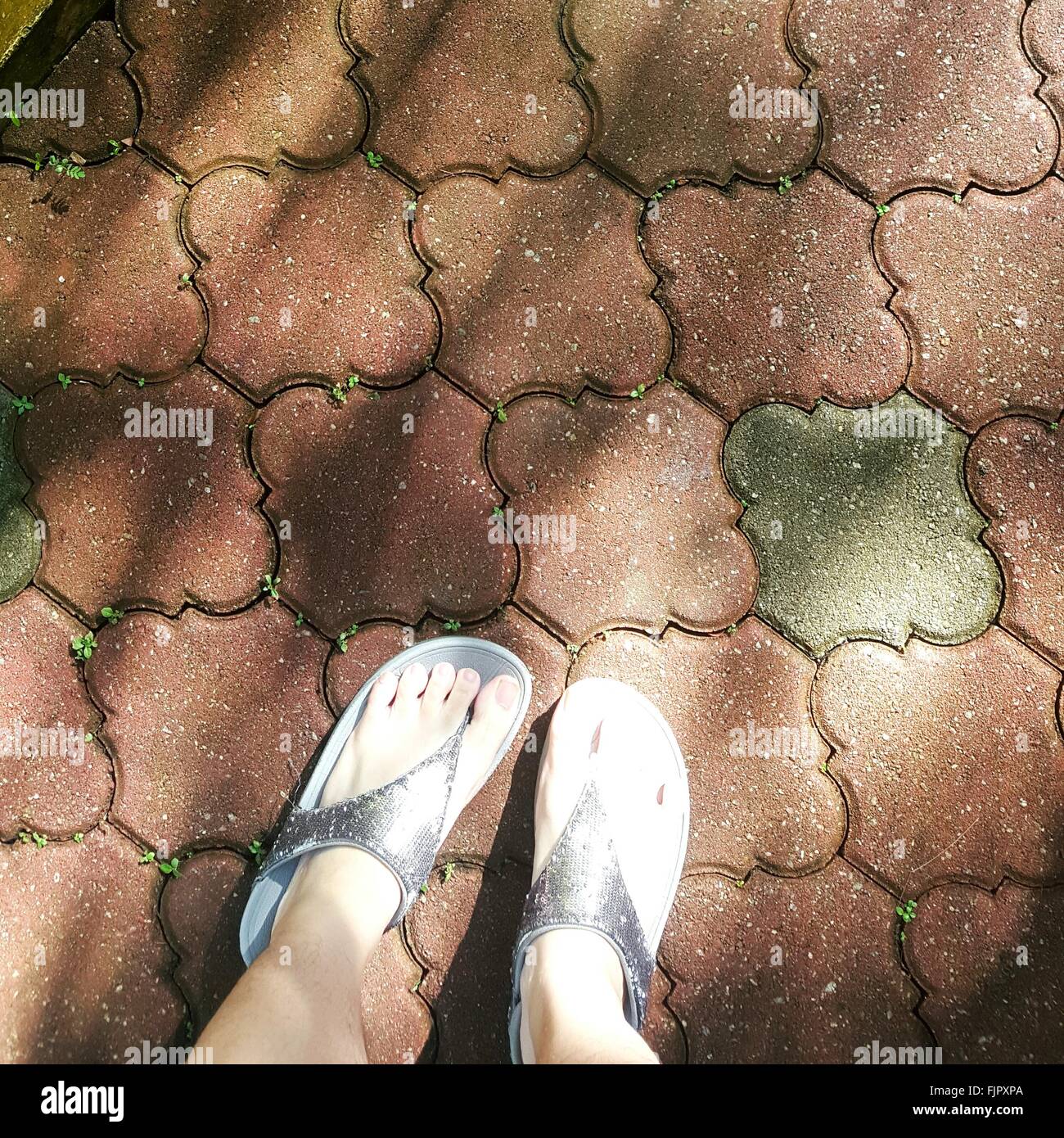 One foot on pavement hi-res stock photography and images - Alamy