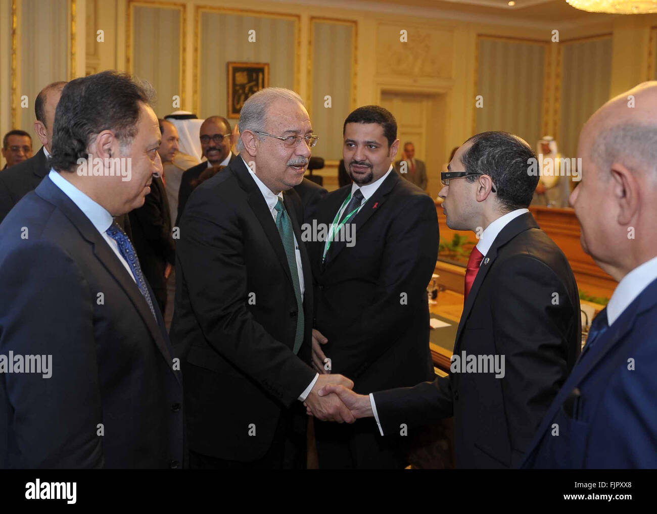 March 4, 2015 - Cairo, Cairo, Egypt - Egyptian Prime Minister Sharif ...