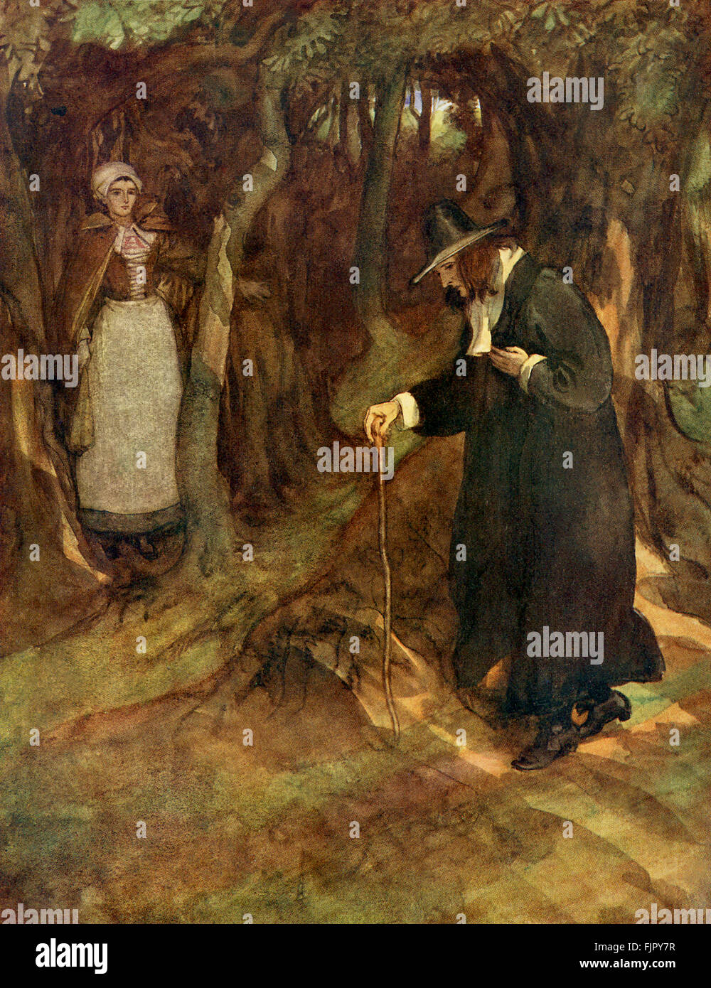 Puritans massachusetts illustration hi-res stock photography and images ...