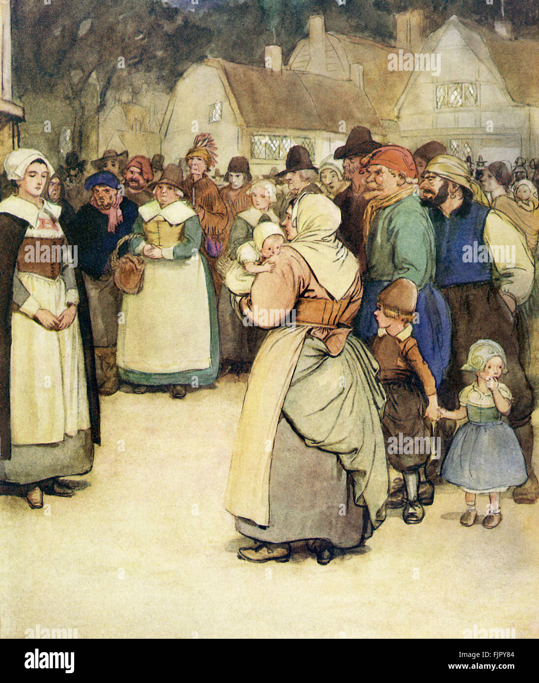 Hester Prynne On The Scaffold