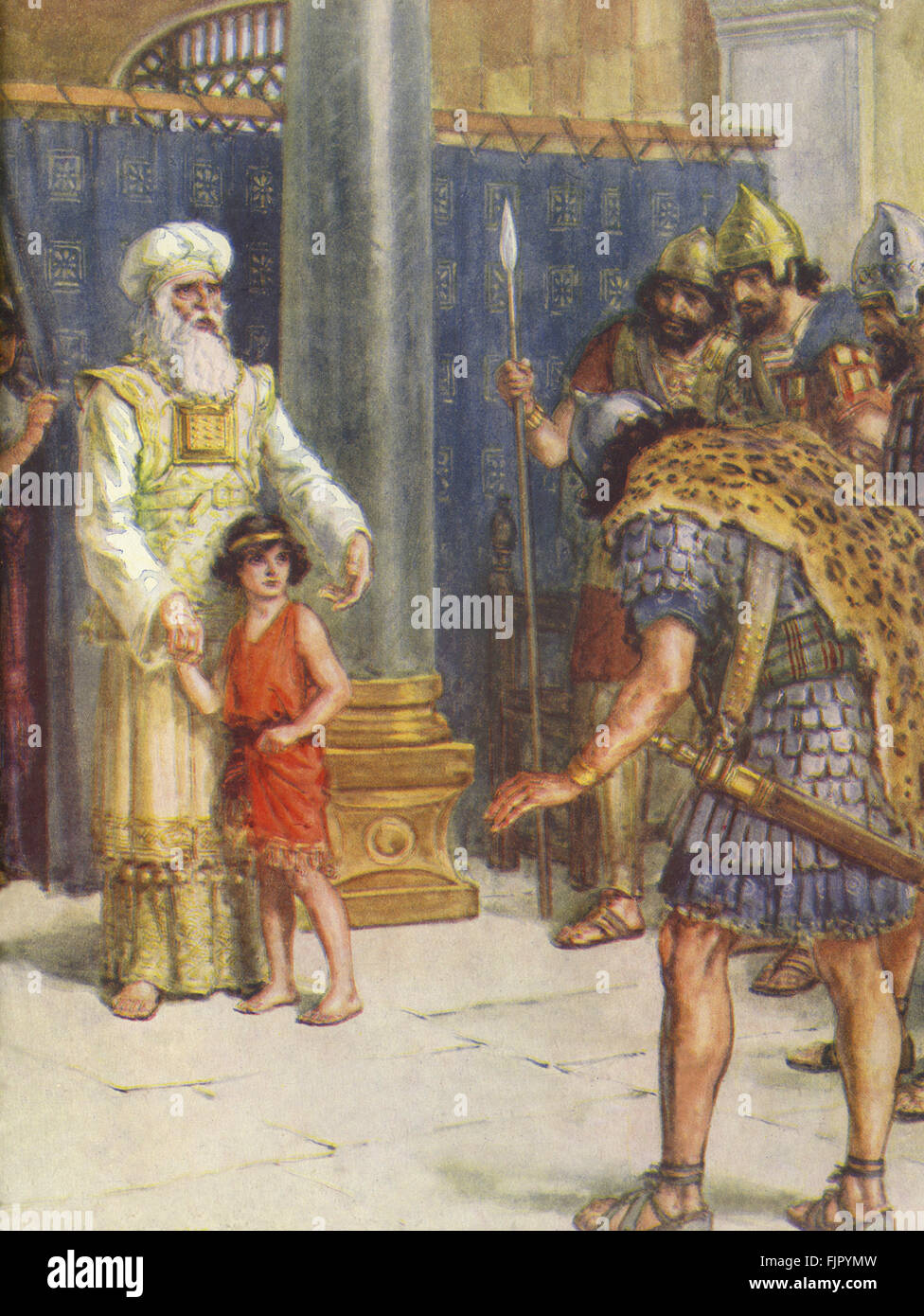 Jehoiada / Yehoyada the priest brought out Joash / Jehoash / Yehoas. (7 ...