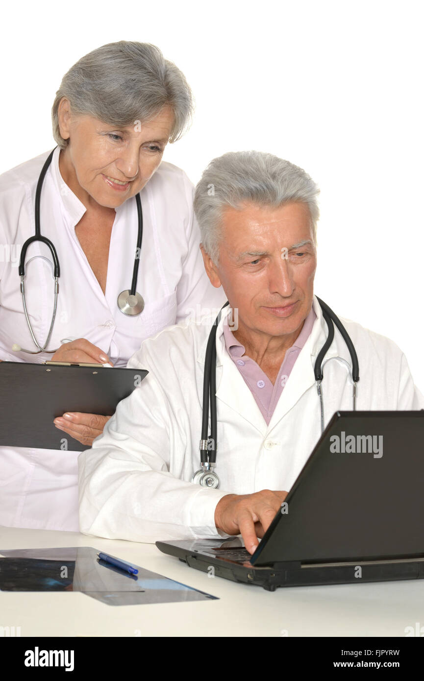 Stethoscopes and white coats hi-res stock photography and images - Alamy