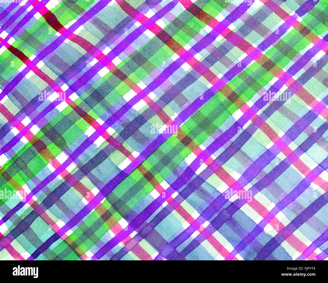 Hand drawing painting watercolor. Intersection strips. For background ...