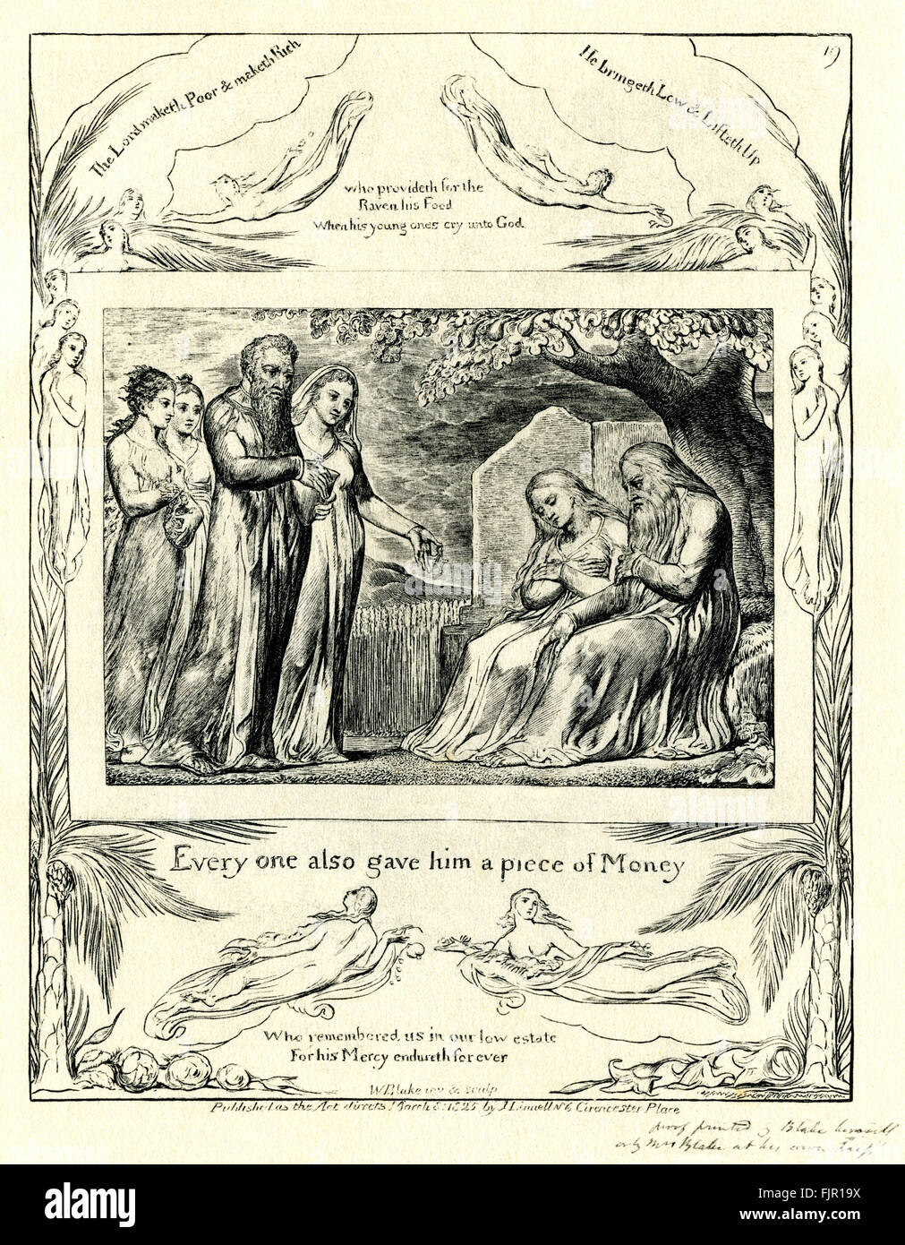 The Book of Job, illustration by William Blake. First published 1826 ...