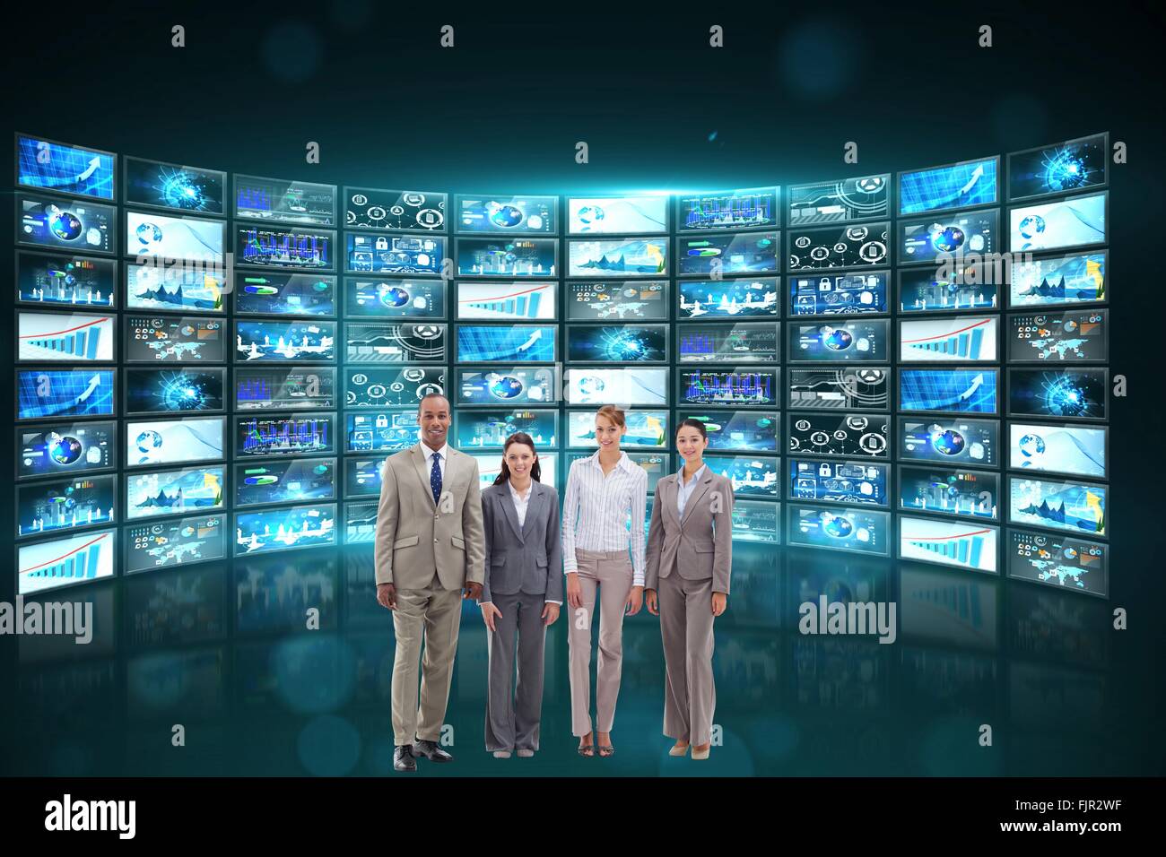 Team standing hi-res stock photography and images - Alamy