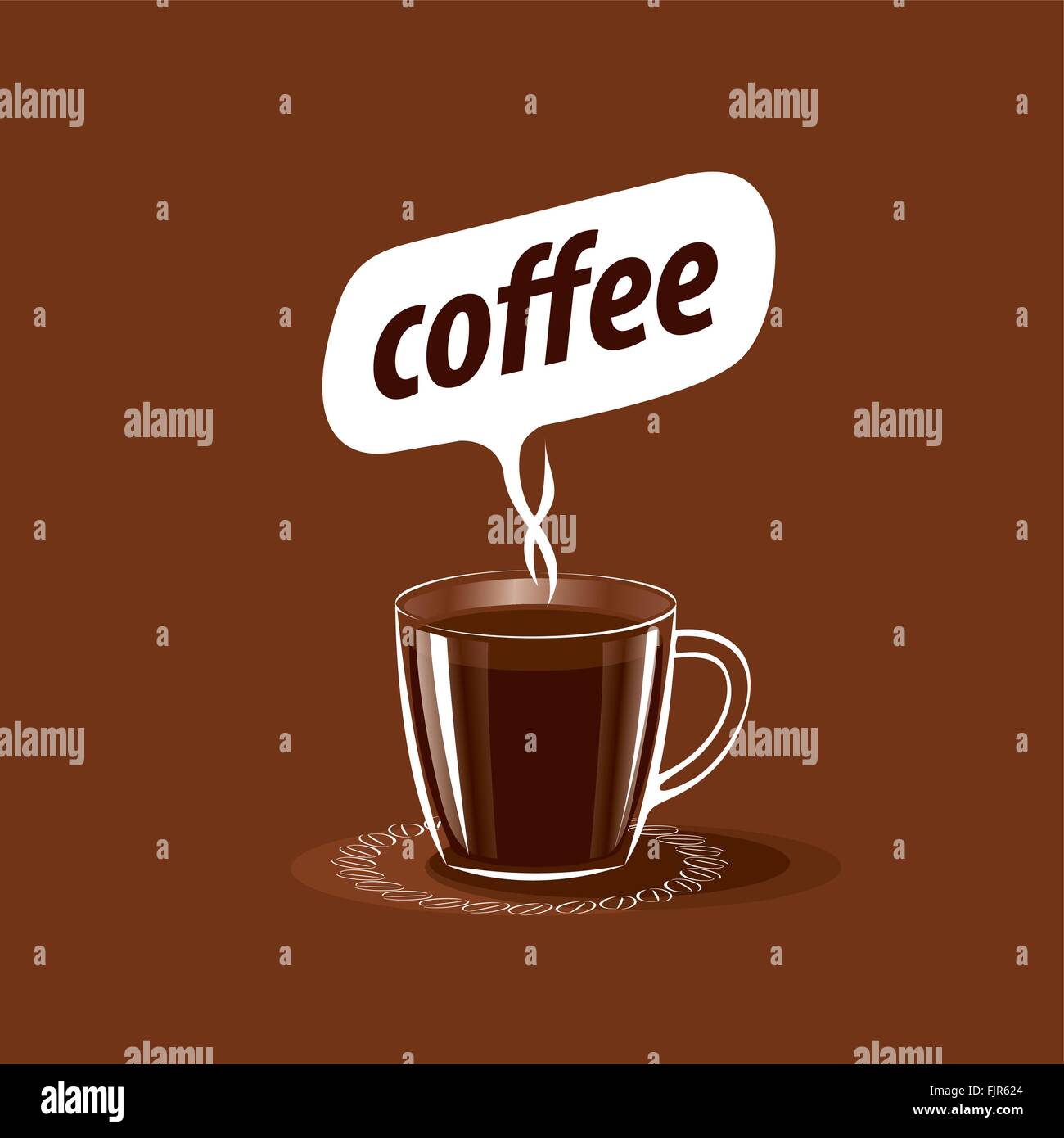 vector logo for coffee Stock Vector Image & Art - Alamy