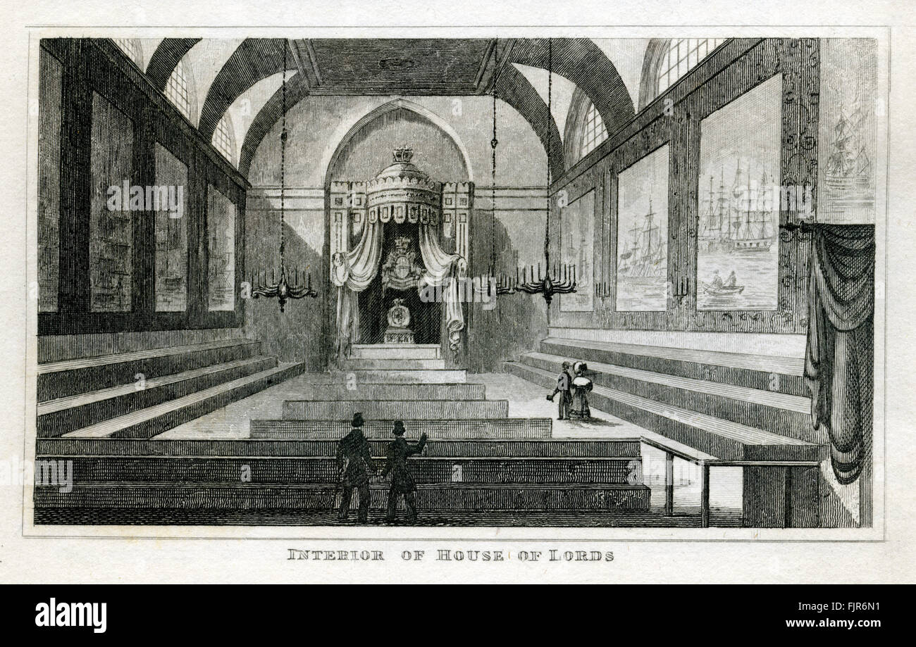 House of lords early 19th century hi-res stock photography and images ...