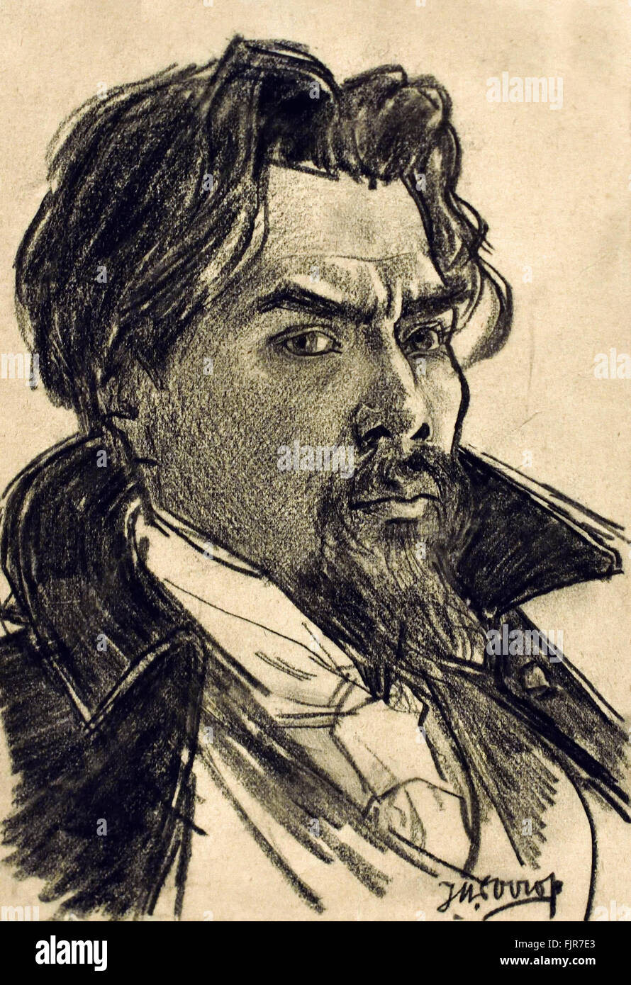 Self portrait with Cape 1903 1880 Jan Toorop ( Johannes Theodorus ...