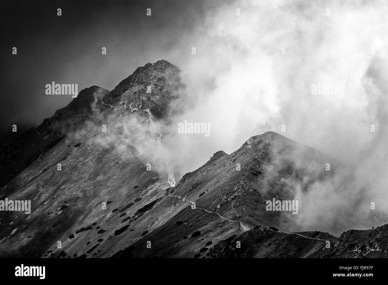 Smoke Coming Out Of The Crater High Resolution Stock Photography and ...