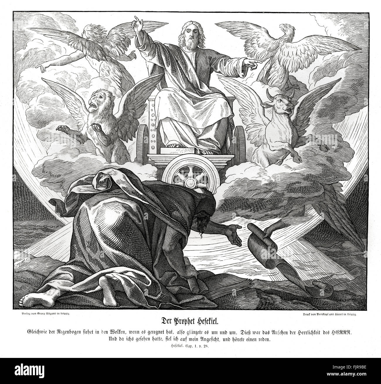 Old testament prophet ezekiel hi-res stock photography and images - Alamy