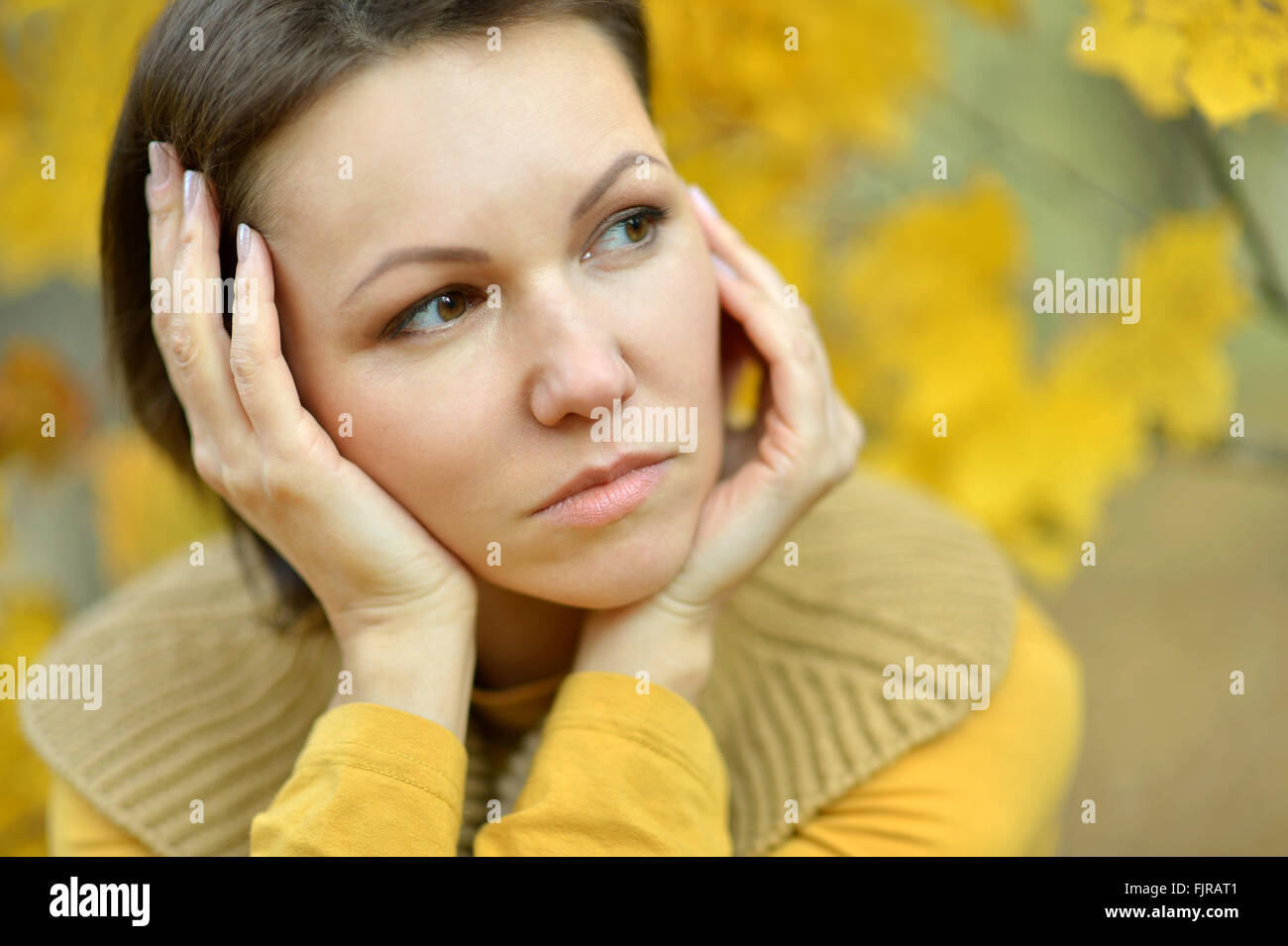 sad young woman Stock Photo - Alamy