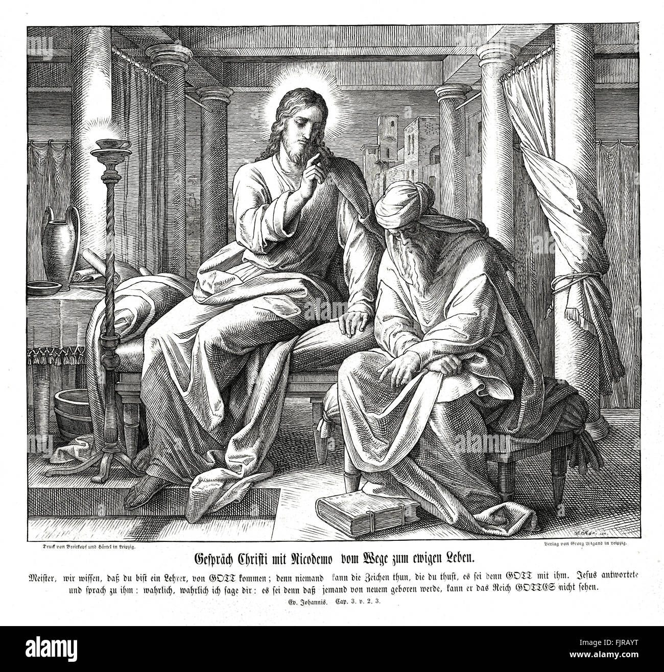 Jesus and nicodemus hi-res stock photography and images - Alamy